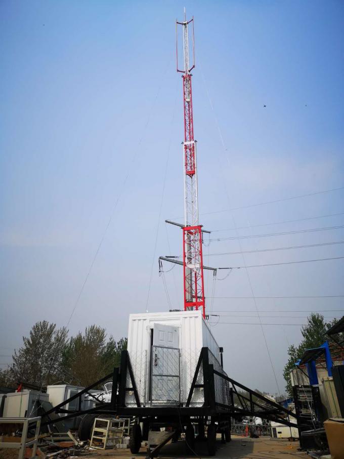 Easy Installation 180 KM/H Monopole Telecom Tower
