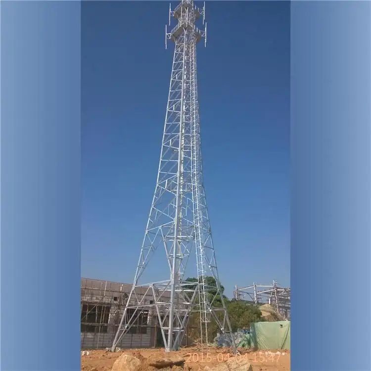 Galvanized Self Supporting Telecom Tower Angular Angle Steel Q345 Q235