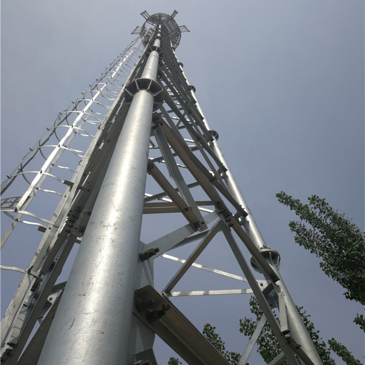 Galvanized Self Supporting 50m Lattice Steel Towers