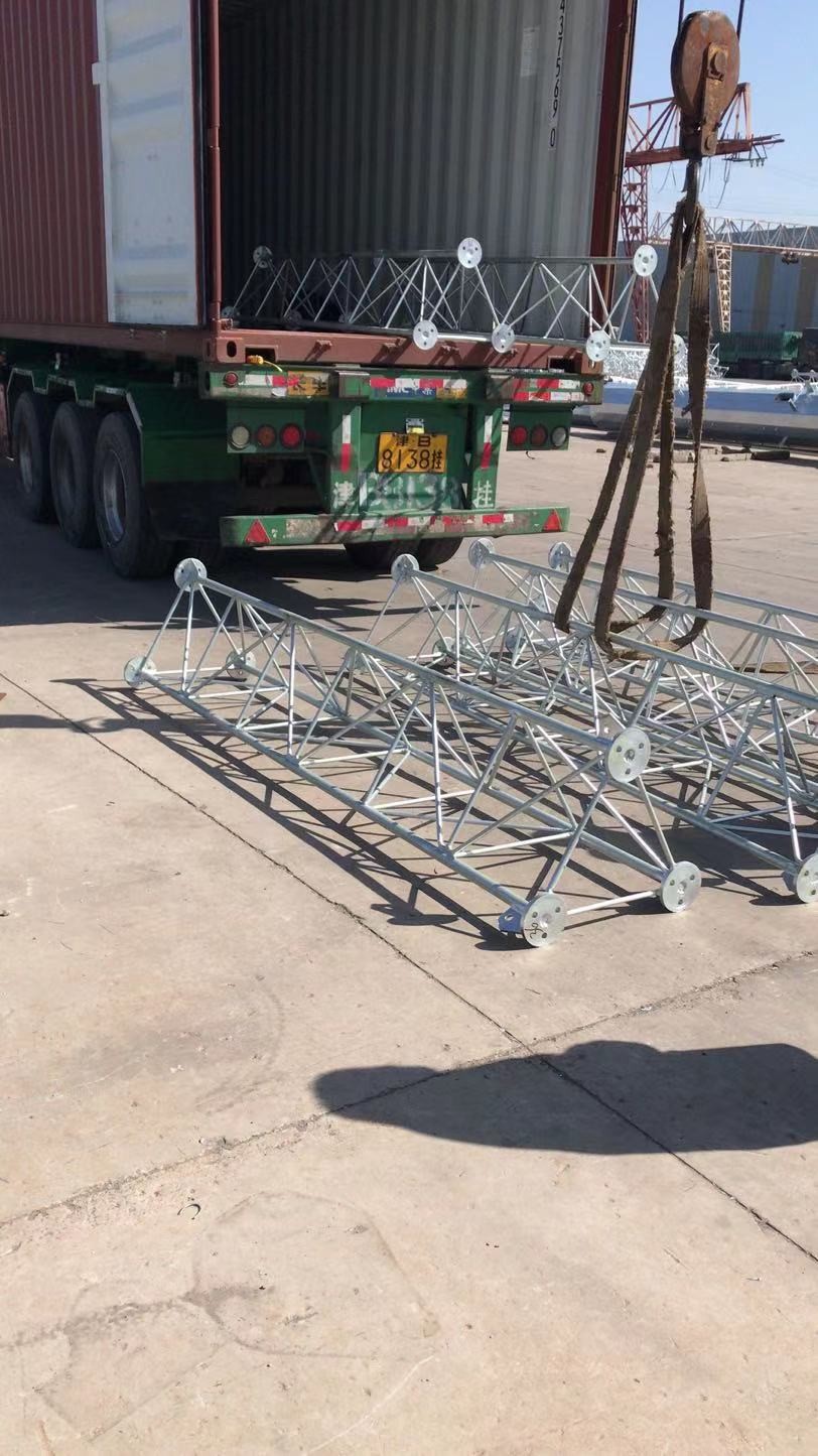 Q235 High 30 Meter Guyed Galvanized Steel Tower