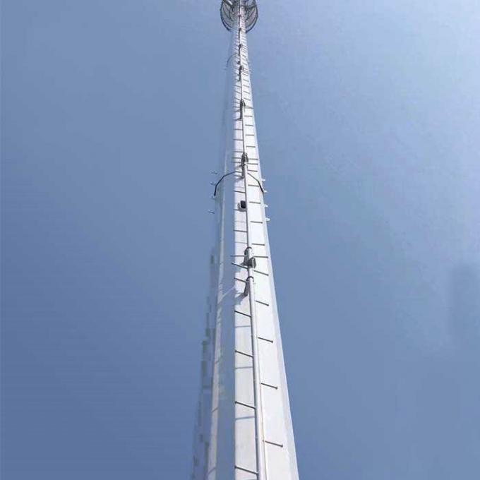 ISO 9001 Octagonal Tapered 40m Monopole Steel Tower